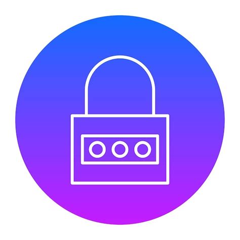 Premium Vector Number Padlock Vector Illustration