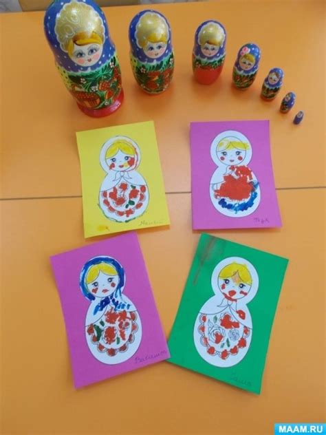 Конспект занятия по рисованию «Матрешка в первой младшей группе 5 фото Воспитателям детских