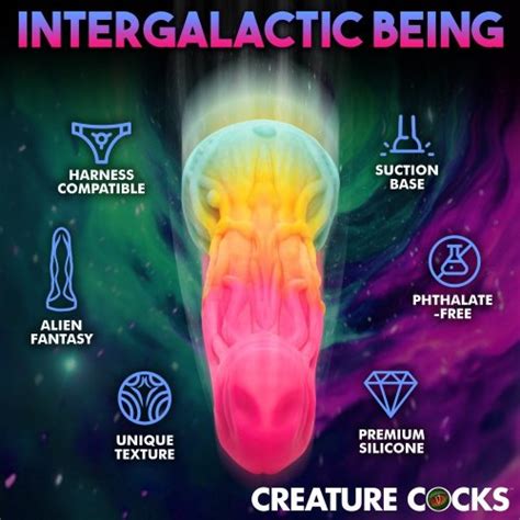 Creature Cocks Shape Shifter Alien Silicone Dildo Sex Toys At Adult