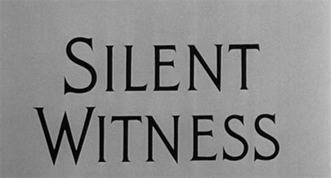 Silent Witness Rarelust