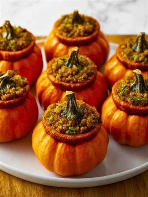 Stuffed Mini Pumpkins