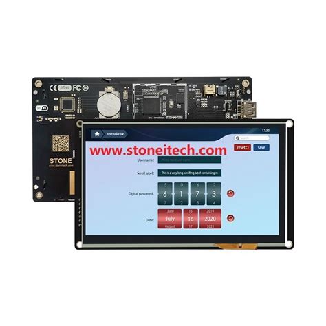 Stone 10 1 Hmi Solution Serial Lcd Tft Rs232 Lcd Screen Module Artofit