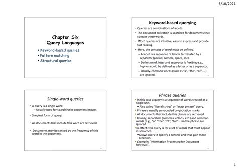 Chapter 6 Query Language Pdf