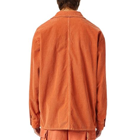 【楽天市場】 Diesel ディーゼル メンズ ストーンウォッシュ加工 ジップアップ 長袖コーデュロイシャツ【s Lyne】【サイズm～xxl】【2サイズ程大きめのサイズ感】【オレンジ】die