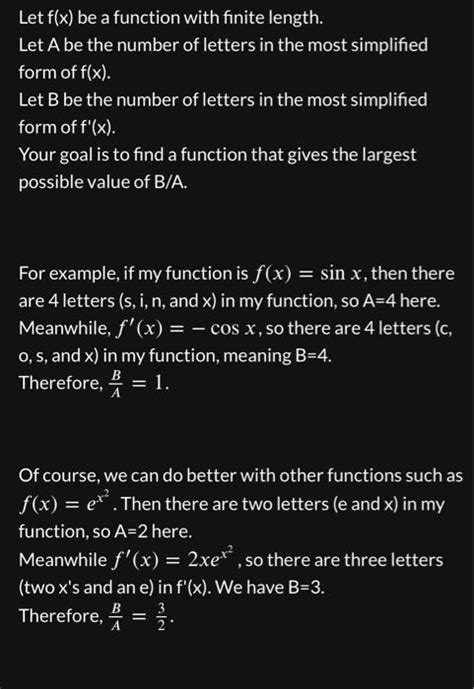 Solved Let Fx Be A Function With Finite Length Let A Be