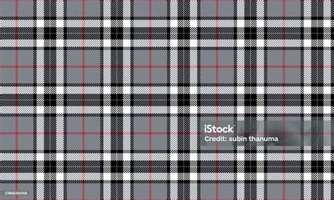 격자 무늬 직물 패턴 회색 검은 색 흰색 빨간색 현대 고급 독특한 크로스 라인은 섬유 및 옷 스커트 바지 또는 장식 직물 디자인을 위해 이음새가 없습니다 벡터 일러스트 레이