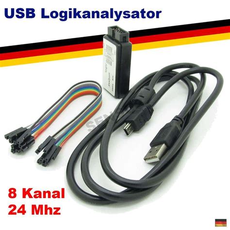 Kanal USB Logik Analyser MHz Logic Analyzer Arduino Logikanalysator V MAKERSHOP DE