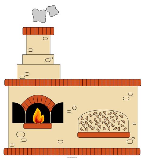 Рисунки русской печи