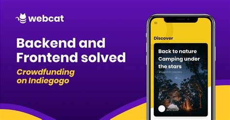 webcat a cloud based full stack app builder indiegogo