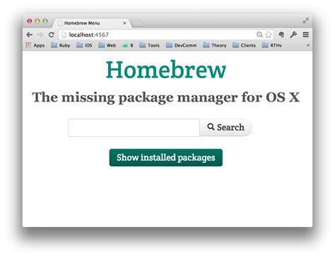Homebrew Fundamentals ·