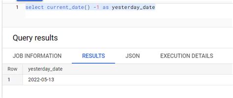 Sql How Do I Find Yesterdays Date Stack Overflow