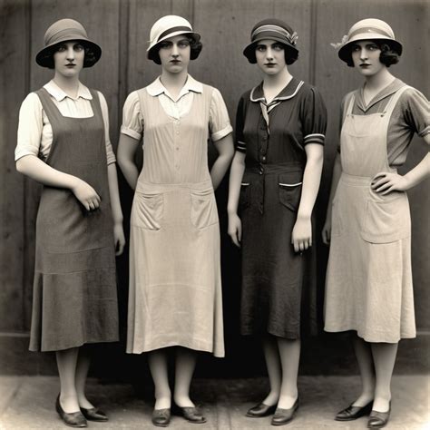 Working Class Women S Attire In The 1920s Prompts Stable Diffusion Online