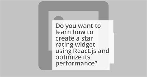 React Jobs On Linkedin How To Implement Star Rating Widget With React