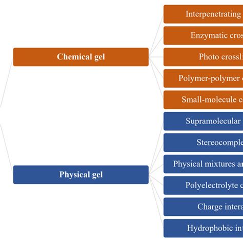 Hydrogels Classification According To Crosslinking Methods Download Scientific Diagram
