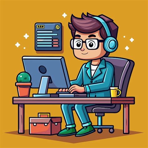 Premium Vector Cartoon Character Programming Website Vector