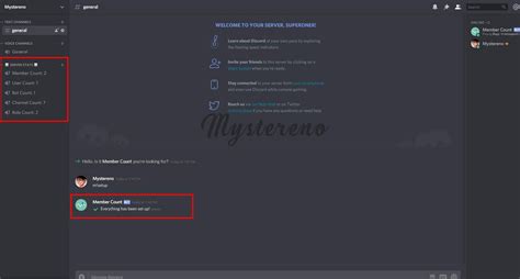 √ Cara Setting Server Stats Discord