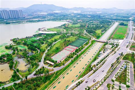 江夏中央大公园美如画 荆楚网 湖北日报网