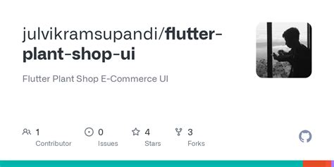 Github Julvikramsupandiflutter Plant Shop Ui Flutter Plant Shop E