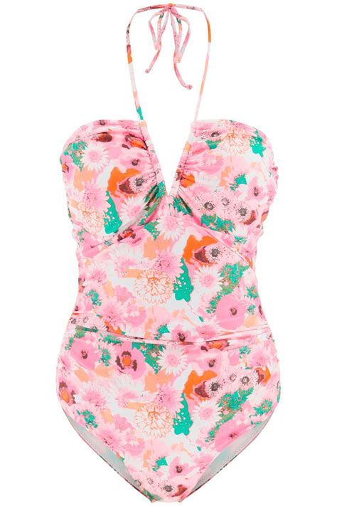 Ganni Ganni Floral Econyl One Piece Swimsuit Grailed