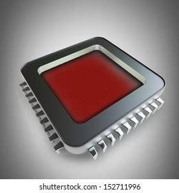 Processor Unit Cpu Concept High Resolution 스톡 일러스트 Shutterstock