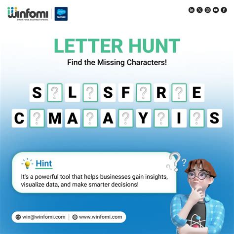 Winfomi Salesforce Crm Analytics Datadriven Puzzletime Brainteaser… Winfomi