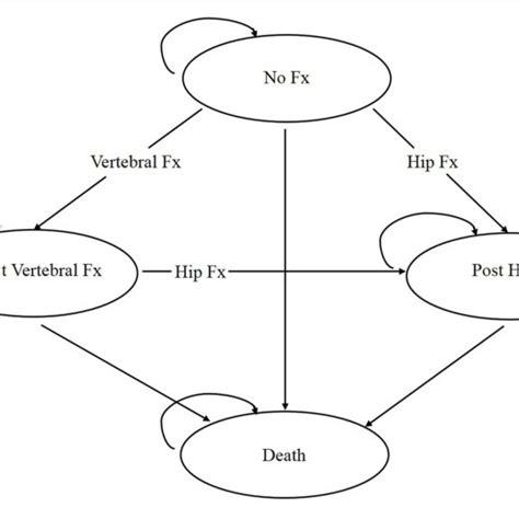 Simplified Structure And Transitions Of The Markov Model Download