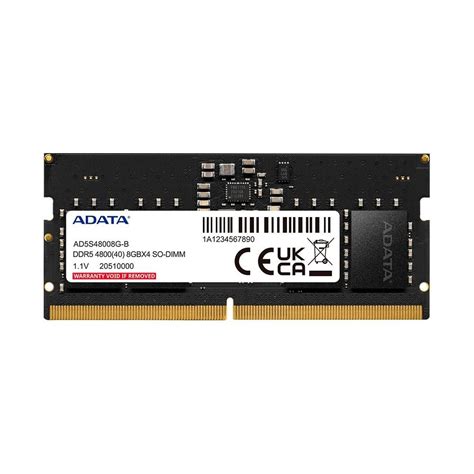 Memória Adata Xpg 8gb 4800mhz Ddr5 Kabum