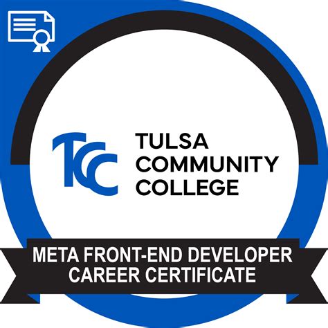 Meta Front End Developer Career Certificate Credly
