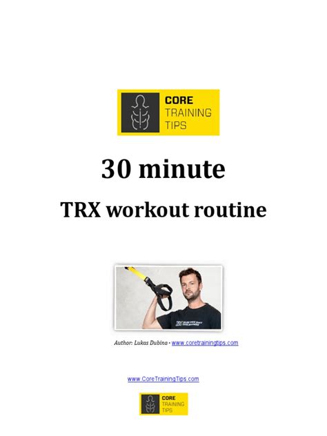 30 Minute Trx Workout Pdf Arm Elbow