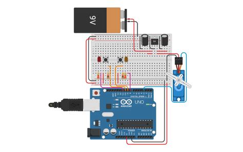 Circuit Design Laboratory Activity 5 Driving Stepper And Servo Motors Tinkercad