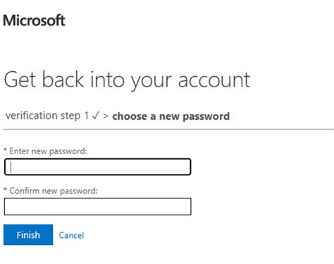 Self Service Password Reset