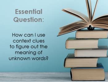 Using Context Clues PowerPoint By Miss Miller Makes A Difference