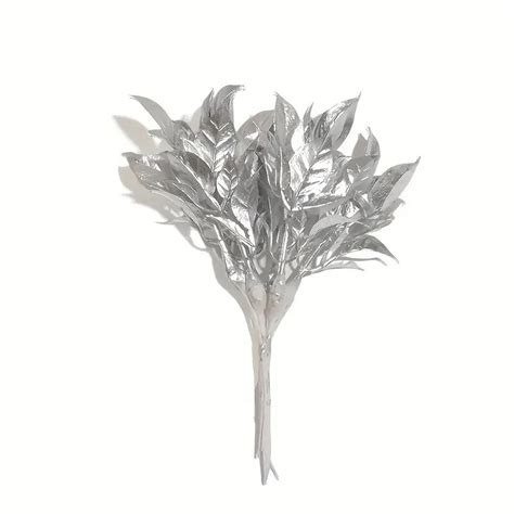 Badu Bg 1 куп 6 бр Мини златен малък коледен букет от цветя Изкуствени копринени цветя за