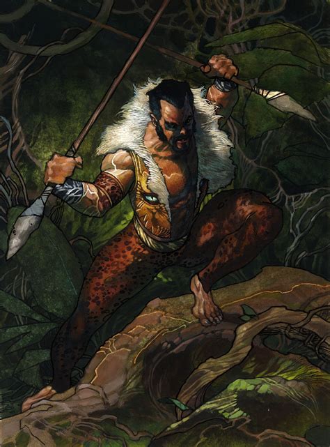 Marvel Masterpieces Kraven The Hunter Comic Art Kraven The Hunter