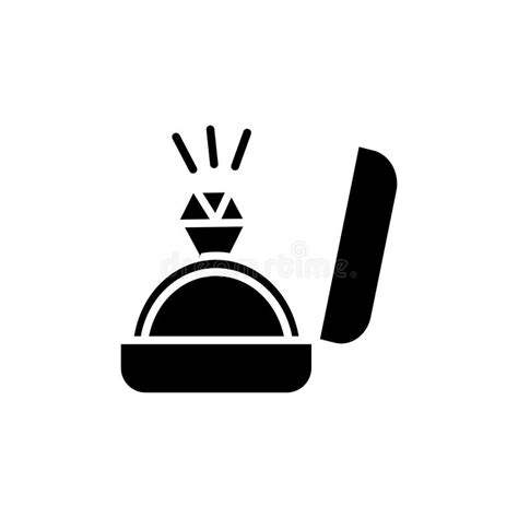 Commitment Black Icon Vector Sign On Isolated Background Commitment