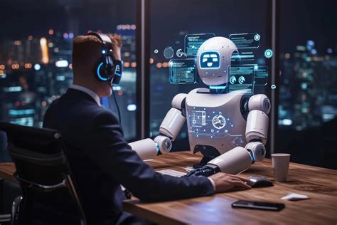 Premium Photo Ai Chat Bot Assists Businessmen With Smart Data For