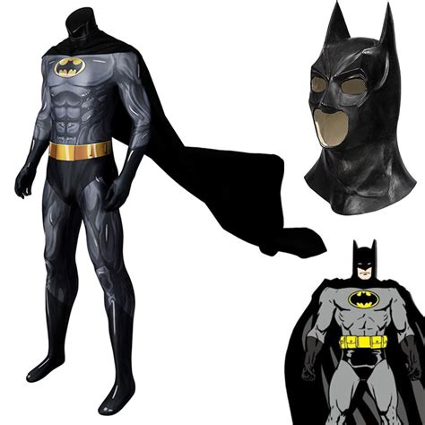 Batman The Animated Series Season 1 Cosplay Costume Batman Bodysuit Ca