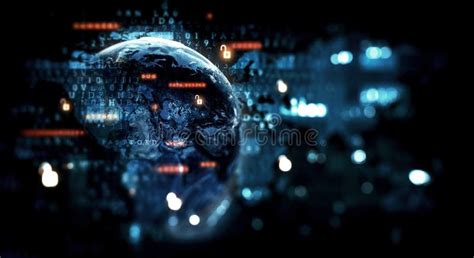 Global Network And Data Exchange Stock Photo Image Of Binary Concept 129974106