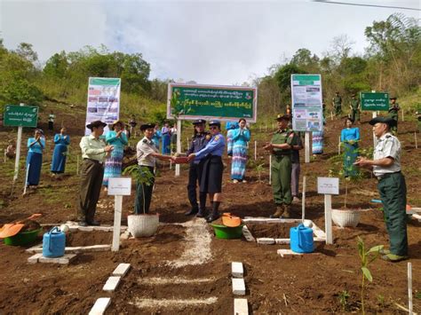မိုင်းခတ်မြို့၌ မိုးရာသီအကြို စုပေါင်းသစ်ပင်စိုက်ပျိုးပွဲ ကျင်းပ Information And Public