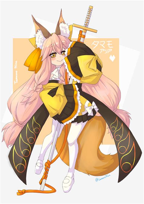 Tamamo And Tamamo Aria Fate And 2 More Drawn By Kaitoasakura Danbooru