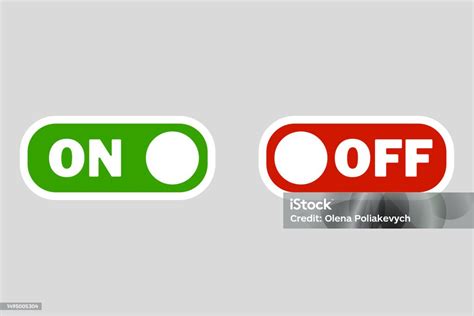 Activer Et Désactiver Les Boutons Dinterrupteur Avec Lettrage Des