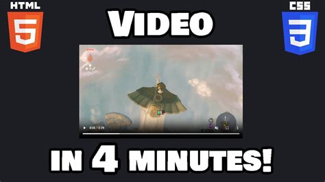Learn HTML Video In Minutes YouTube