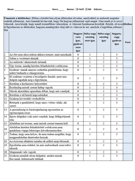 Pid 5 Dsm 5 Személyiségkérdőív Pdf