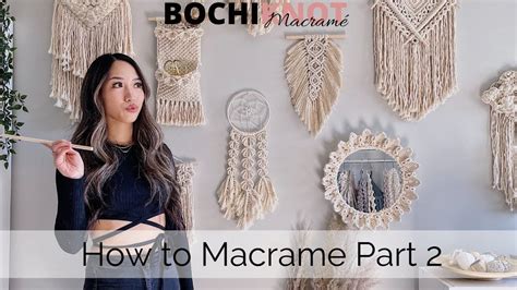 The 3 Most Important Knot Patterns You MUST KNOW Before Starting Macrame SLOW Step By Step