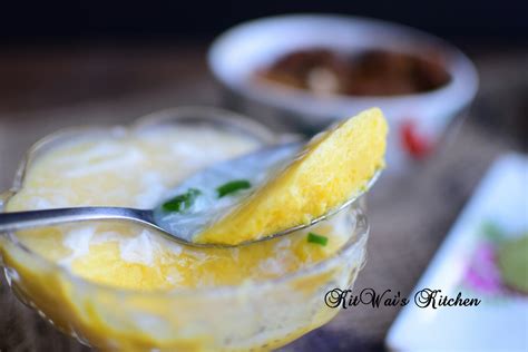 Kit Wai s kitchen 金瓜蒸蛋 Steamed Pumpkin Egg