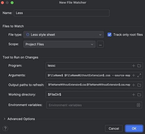 Sass Scss And Less Intellij Idea Documentation