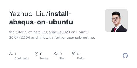 Github Yazhuo Liuinstall Abaqus On Ubuntu The Tutorial Of