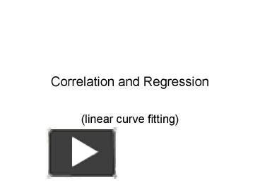 PPT Correlation And Regression PowerPoint Presentation Free To View Id 14d1e9 YmYzN