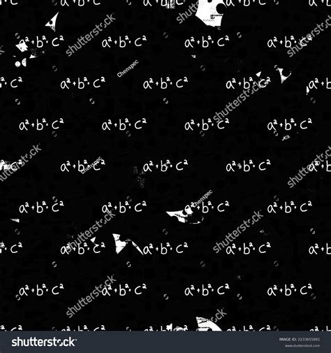 Pythagorean Theorem Educational Scientific Illustration Geometry Stock