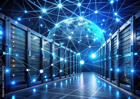 Global Connectivity And Data Security Converge In A Futuristic Digital Composite Featuring